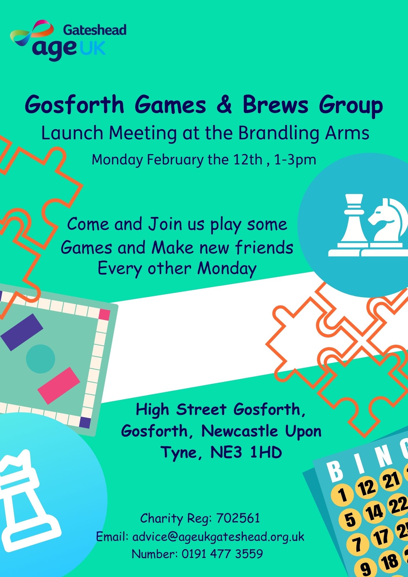 Gosforth Games and Brews – Gosforth and Jesmond Health